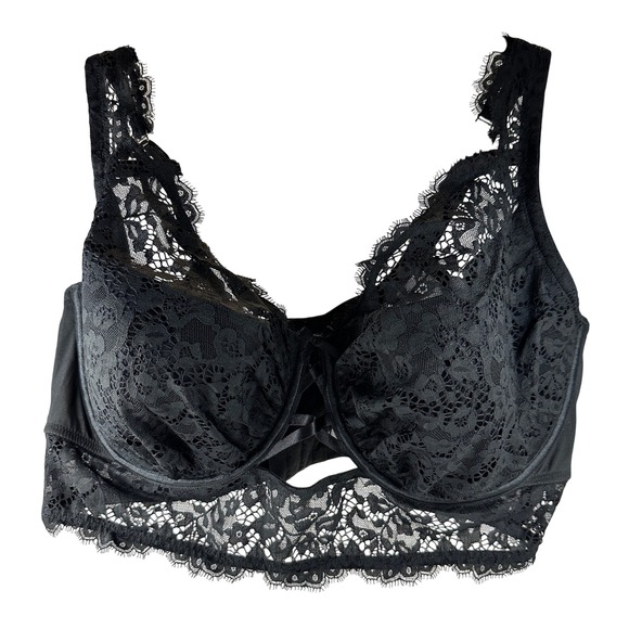 Cacique | Intimates & Sleepwear | 44ddd Black Lace Bra Cacique French ...